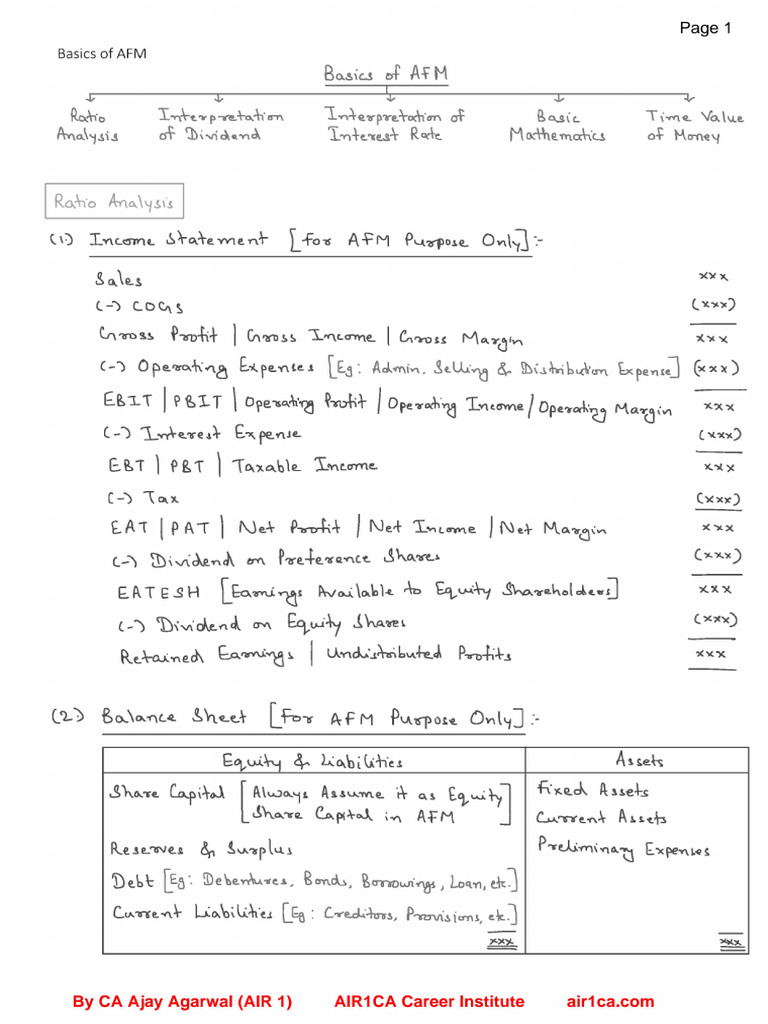 Afm New Full Concept Atul Agrawal | PDF