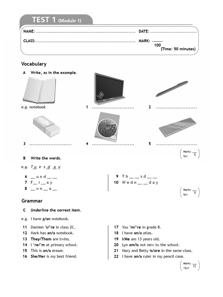 01 Module Test 1 ACTION 1 | PDF | Linguistics