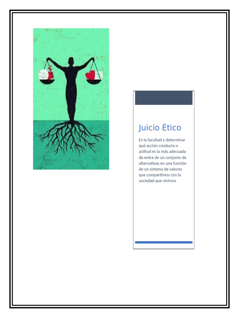 Juicio ético Y Valores Sociales Pdf