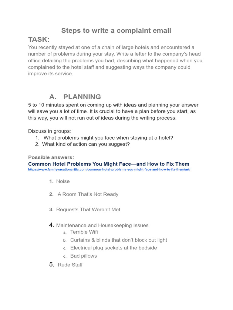 Writing an Effective Complaint Email | PDF