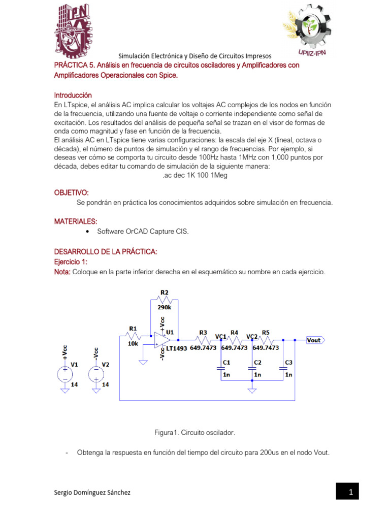 Practica5 2025 | PDF | Red eléctrica | Filtro electronico