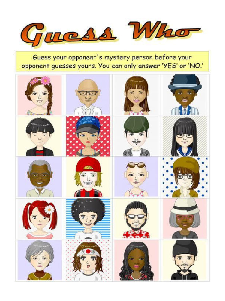 Guess Who (Card) | PDF