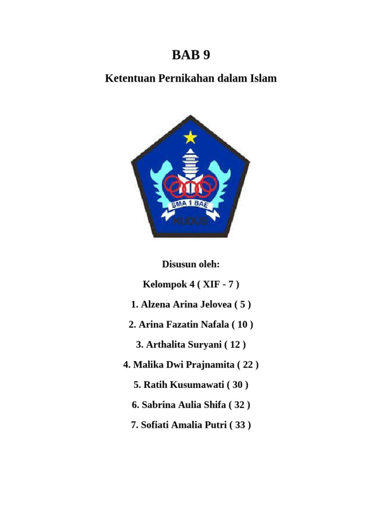 BAB 9 pai kel 4 11f 7 | PDF