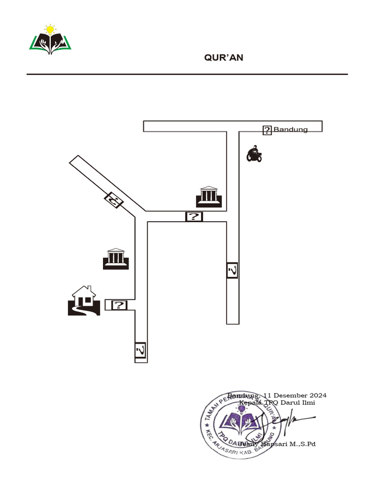 Denah Lokasi TPQ | PDF