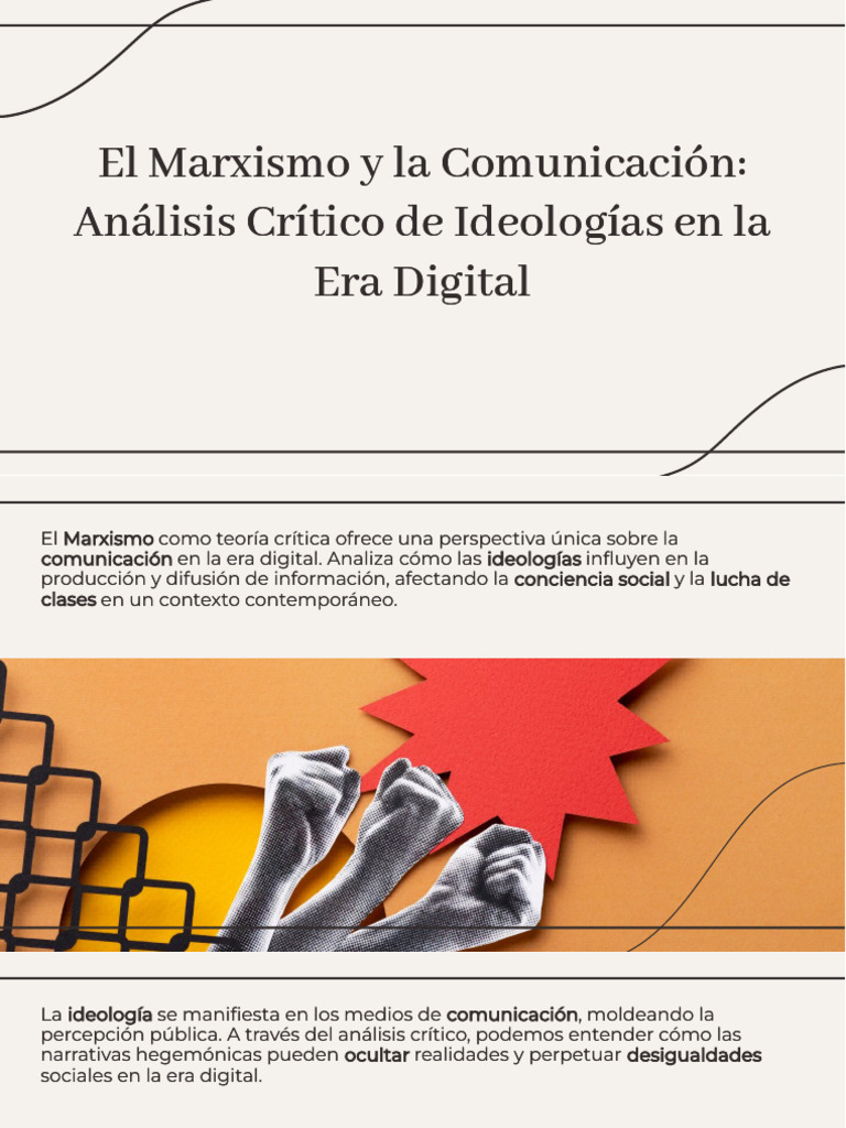 El marxismo y la comunicación | PDF