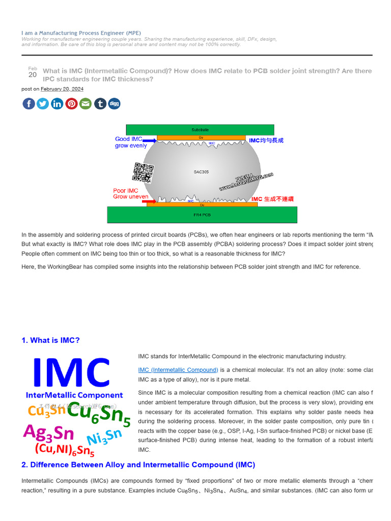 What is IMC (Intermetallic Compound)_ How does IMC relate to PCB solder ...