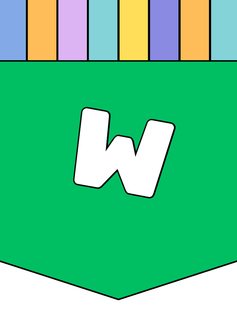 Alphabet Classroom Bunting in Colorful Lined Style | PDF