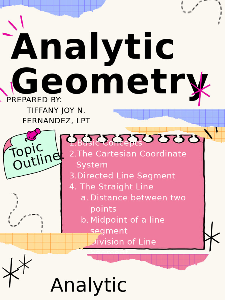 Basics of Analytical Geometry | PDF | Line (Geometry) | Cartesian ...