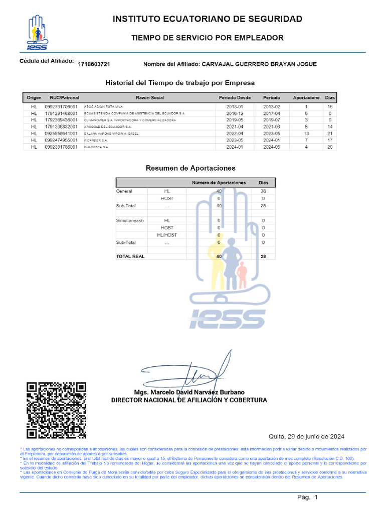 Instituto Ecuatoriano de Seguridad Social bjcg | PDF