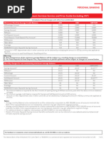 HSBC Banking Fees Overview | PDF | Cheque | Fee