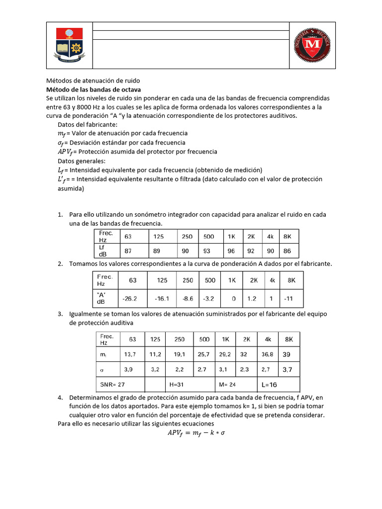 Deber 11 | PDF | ruido | Decibel