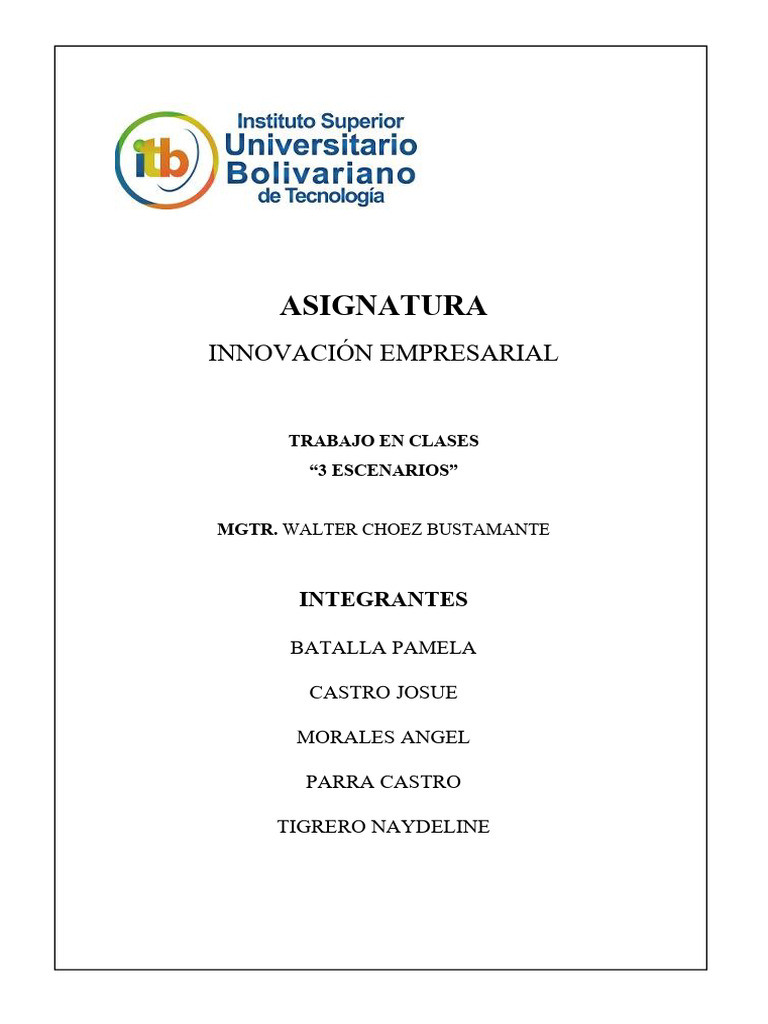 3 Escenarios (3) - Tsu-Ge-A003-A004 - Grupo 7 | PDF | Modelo de negocio | Las compras en línea