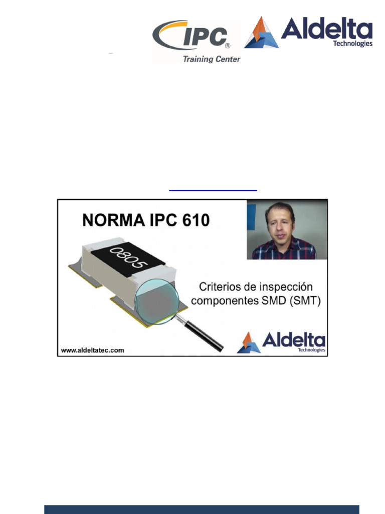 IPC 610 Criterios de Inspección Visual para Chip SMT v2 | PDF | Ingeniería | Electrónica
