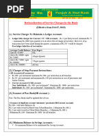 2023-24 Service Charges Overview | PDF | Transaction Account | Cheque