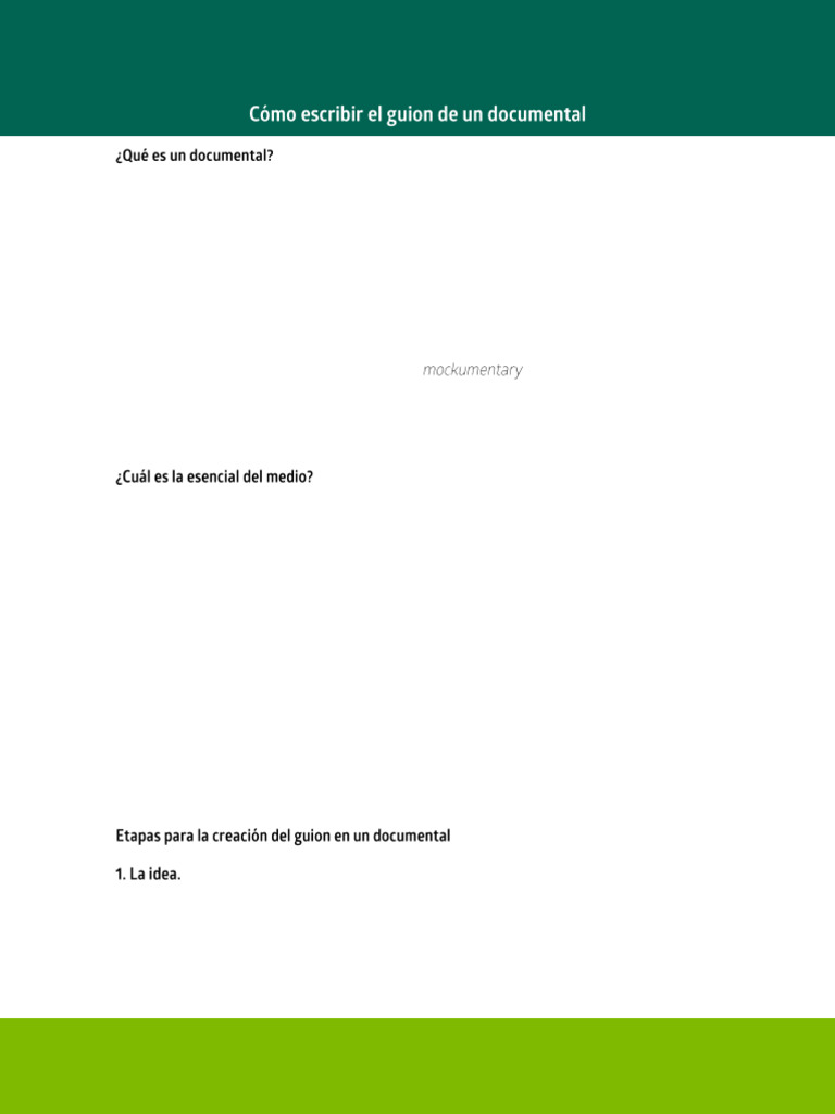 Guia Documental | PDF | Documental