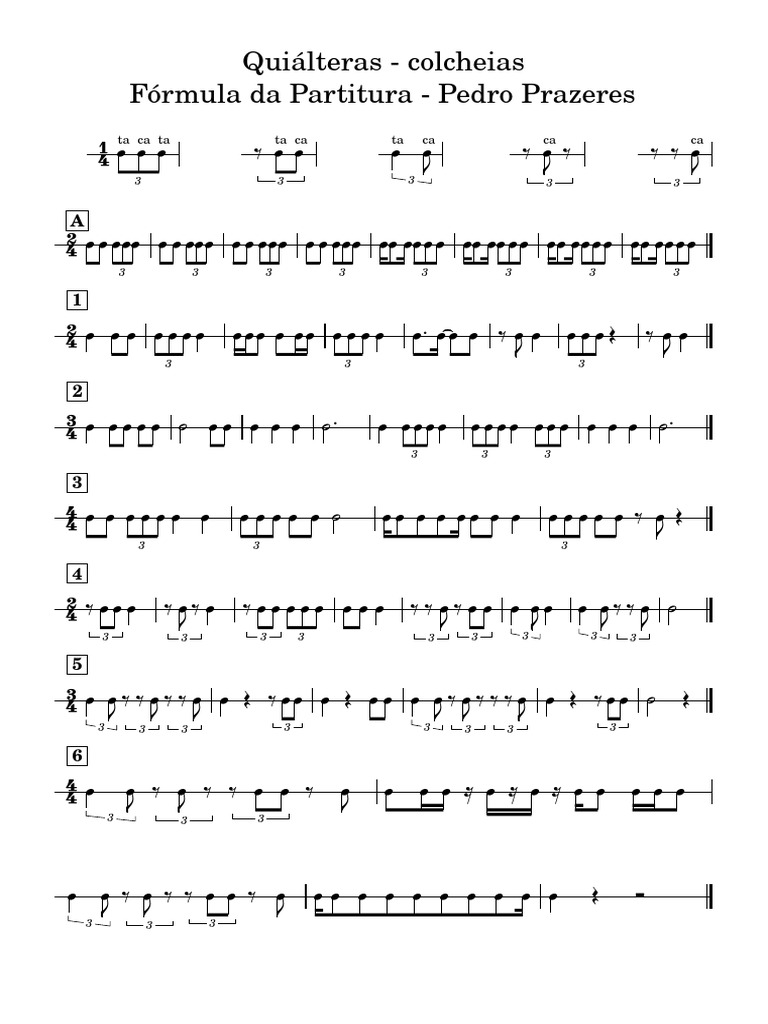 2 - Padroes Com Colcheias | PDF