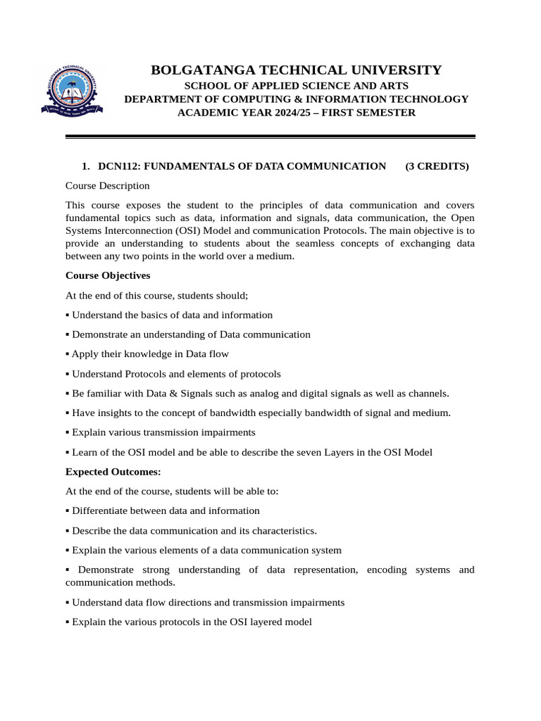 CIT/DCN112 Programming by Dataman | PDF | Computer Network | Internet Protocols