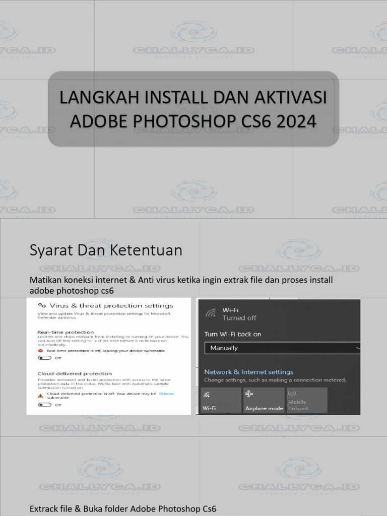 Panduan Instalasi Photoshop CS6 | PDF
