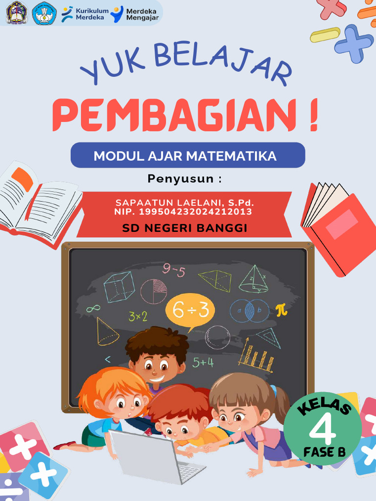 Modul Ajar Matematika Kelas IV Materi Pembagian | PDF
