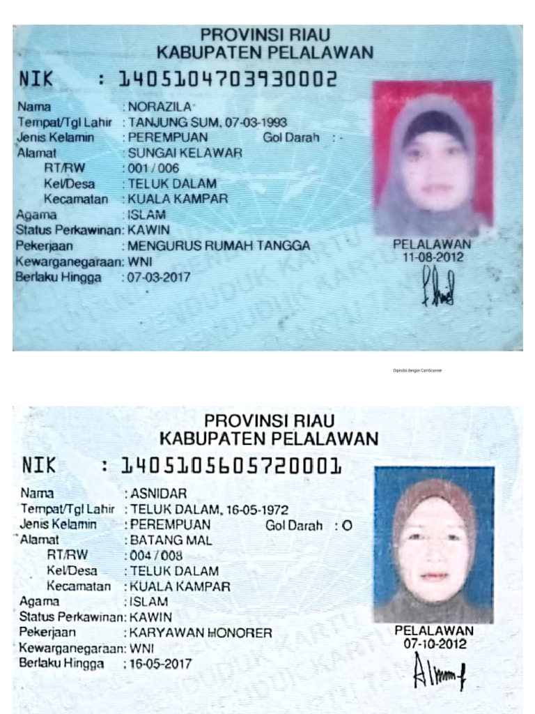 KTP LKGN 2 Kel - Teluk Dalam | PDF