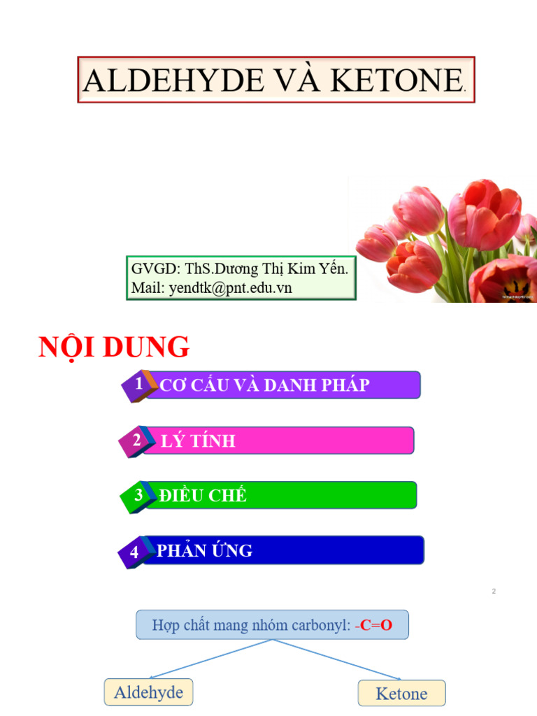 Adehyd and Cetone.khối Y-DƯỢC-RHM | PDF