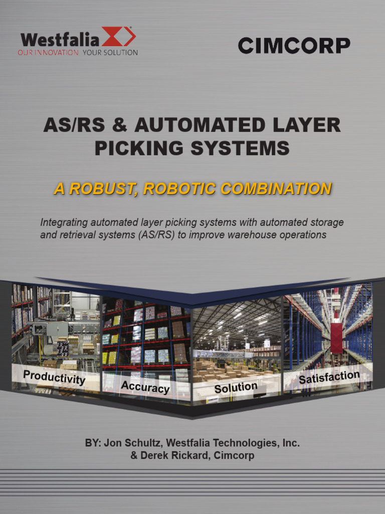 Westfalia WP Automated Layer Picking 083016 | PDF | Warehouse ...