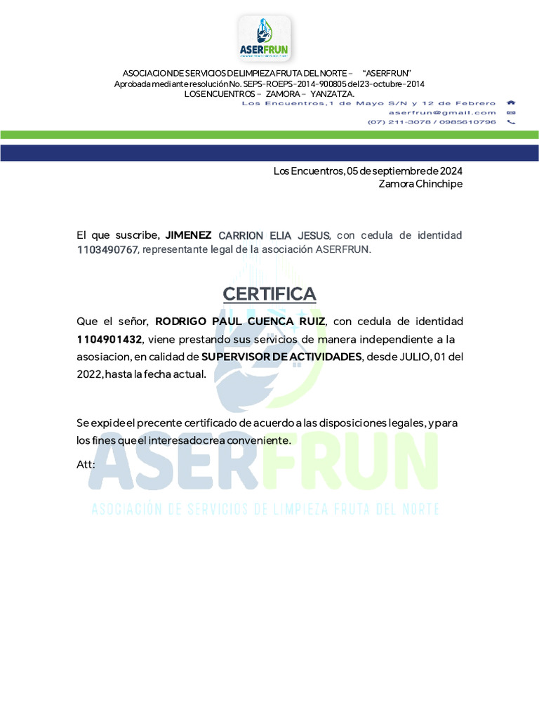 Certifica Do | PDF