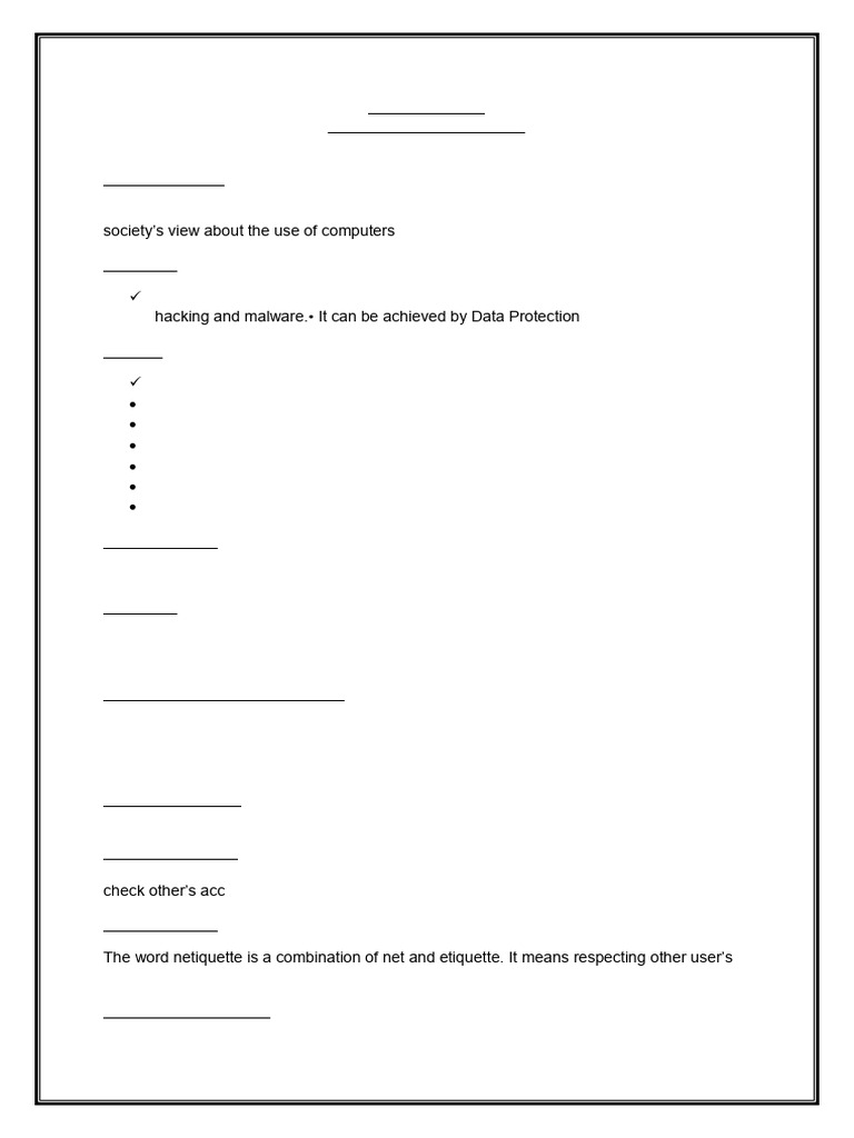 Imp Definition Cyber Ethics | PDF | Privacy | License