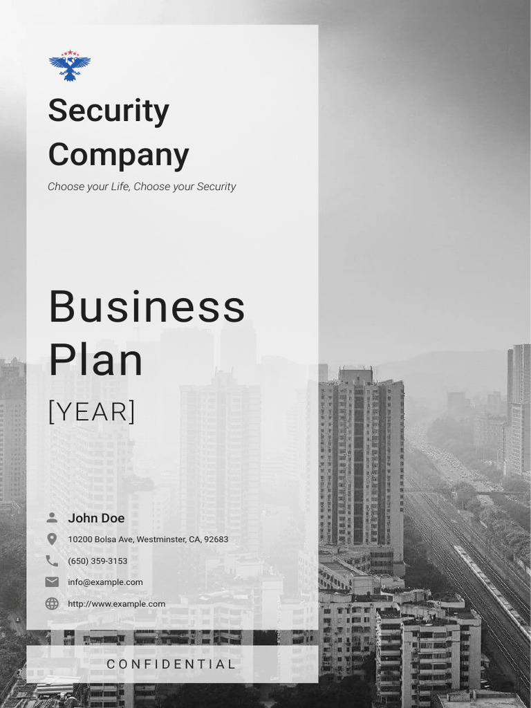 Security Company Business Plan Overview | PDF | Limited Liability ...