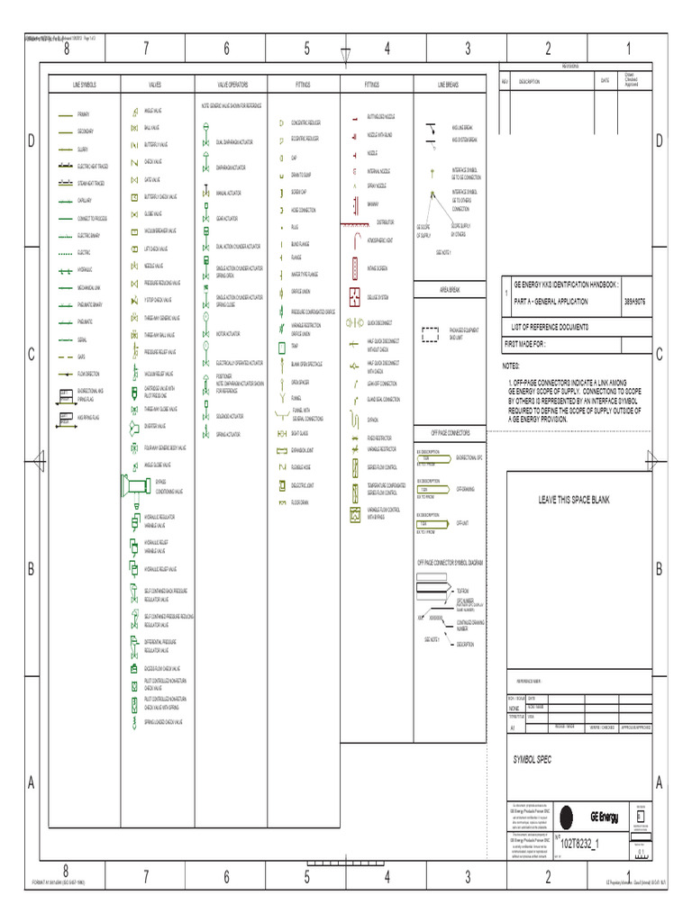Line Breaks Valves Line Symbols Fittings Valve Operators Fittings | PDF ...