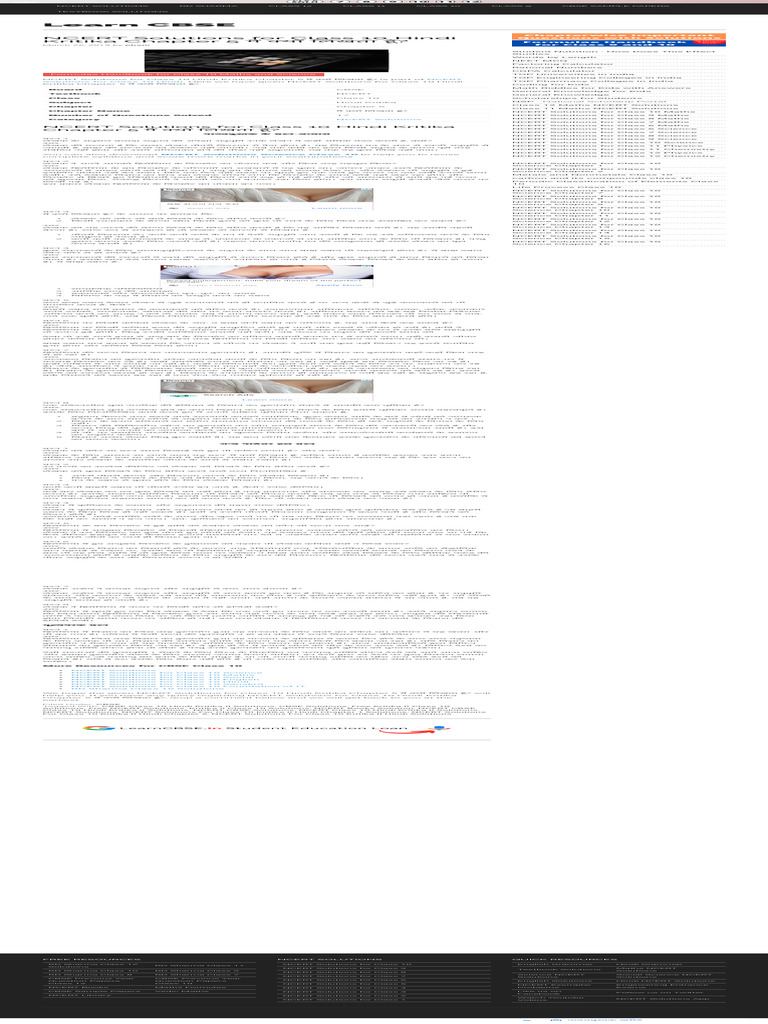 NCERT Solutions For Class 10 Kritika II Hindi Chapter 2 | PDF