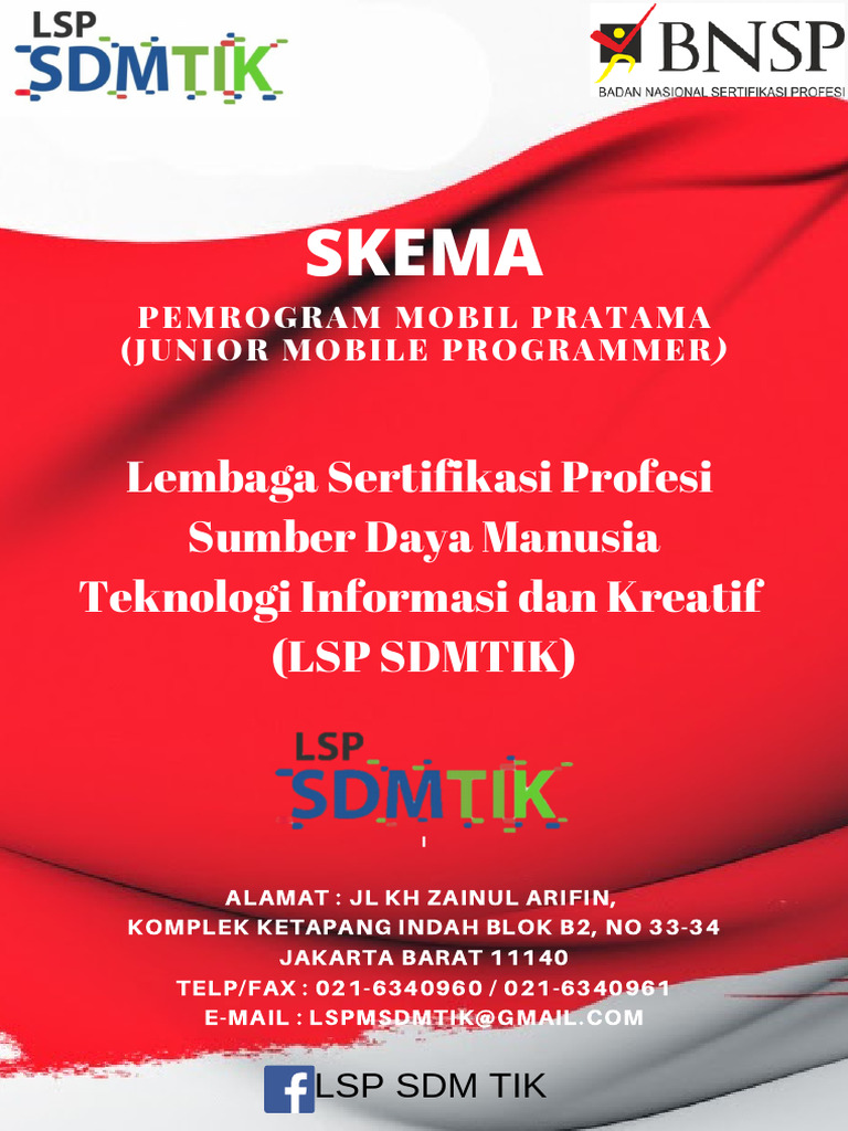 Skema Sertifikasi Junior Mobile Programmer | PDF