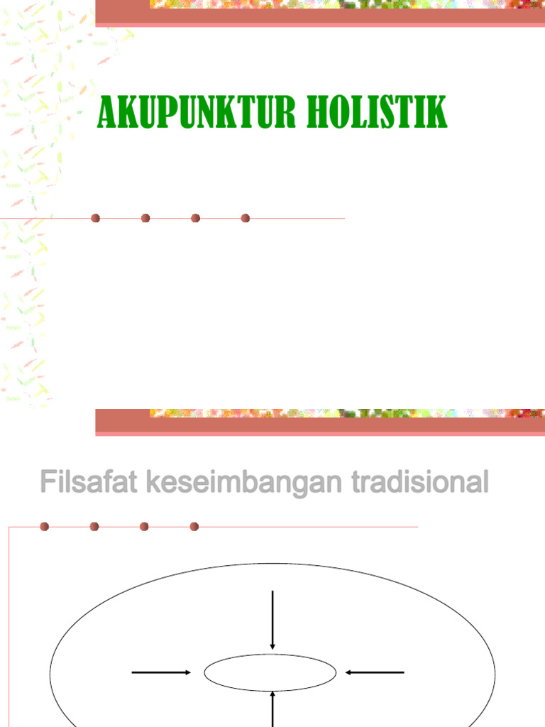 Akupunktur Terapi Holistik | PDF
