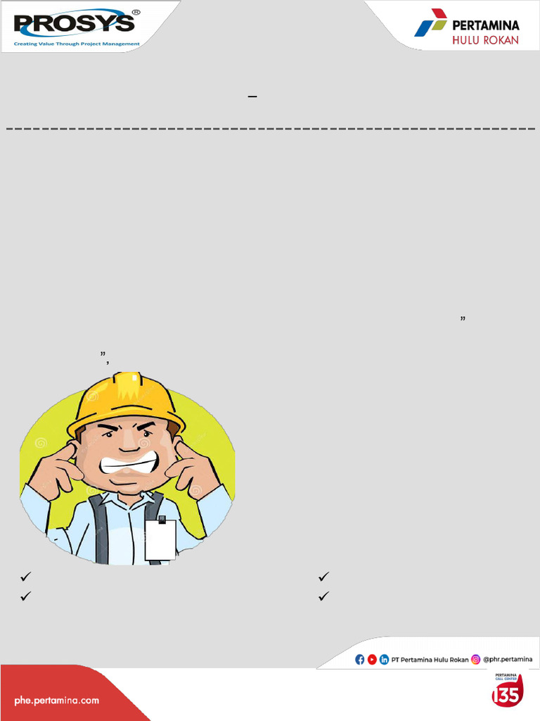 Materi Safety Campaign Desember 2022 - Bahaya Kebisingan | PDF