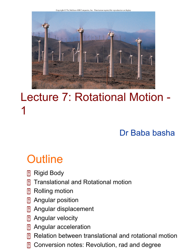 Understanding Rotational Motion Concepts | PDF