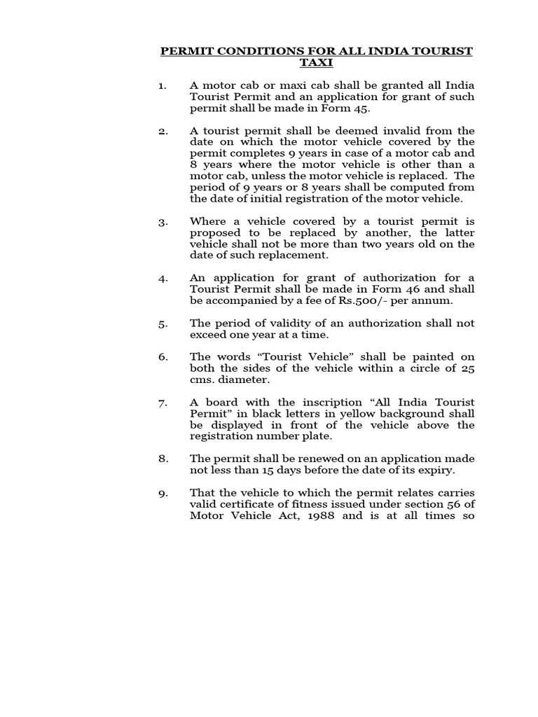 Permt Transport File | PDF