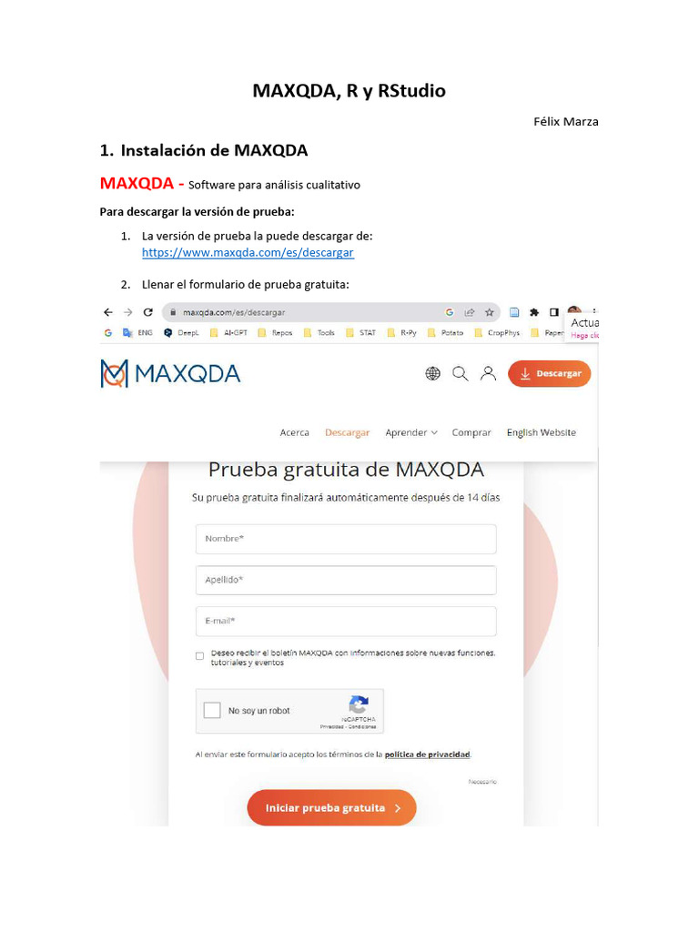 01-Instalación de MAXQDA - R y Rstudio | PDF