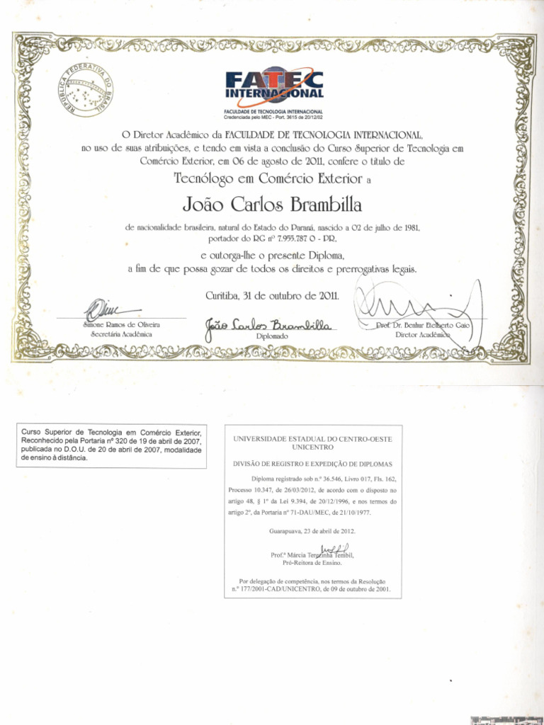 Diploma | PDF