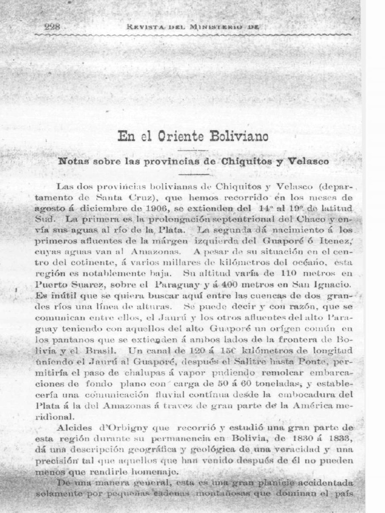 Paisajes del Oriente Boliviano | PDF | Precipitación | Bolivia