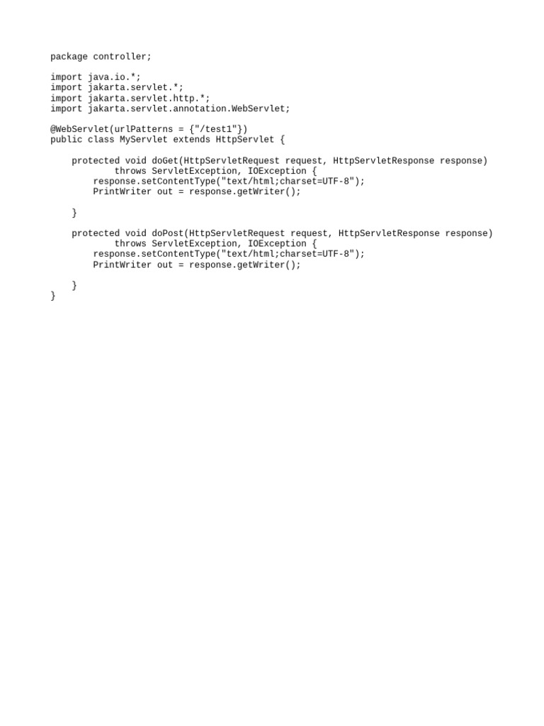 Servlet2 Sample Annotation | PDF