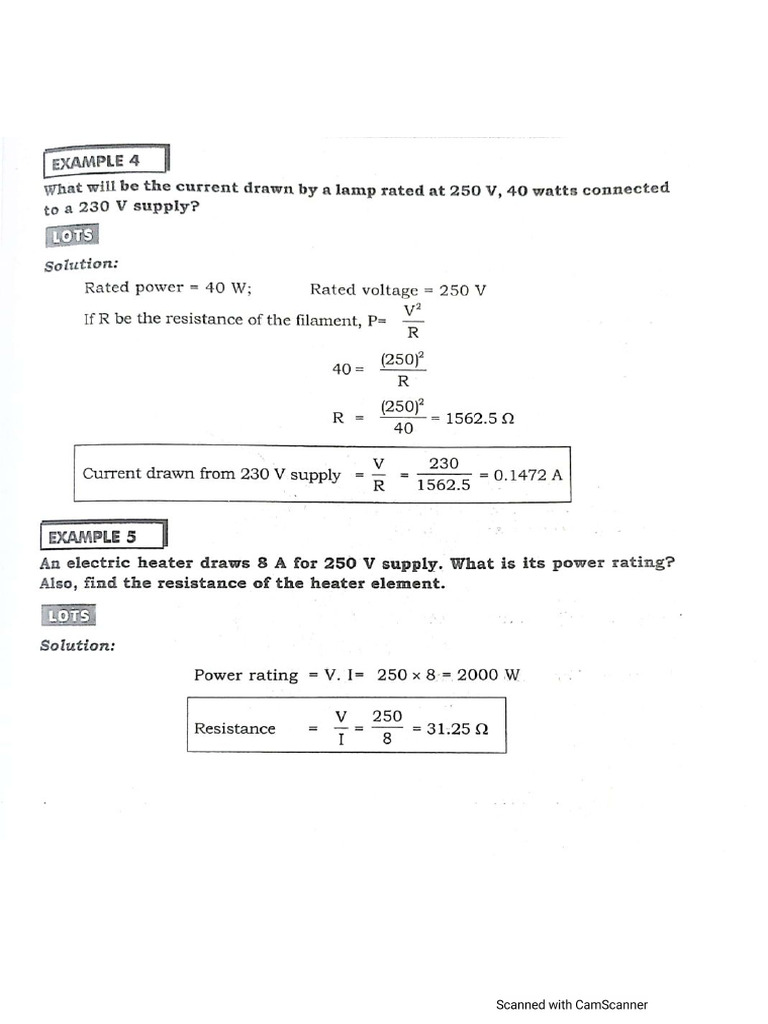 BEEE Unit 1, 2 Problems | PDF
