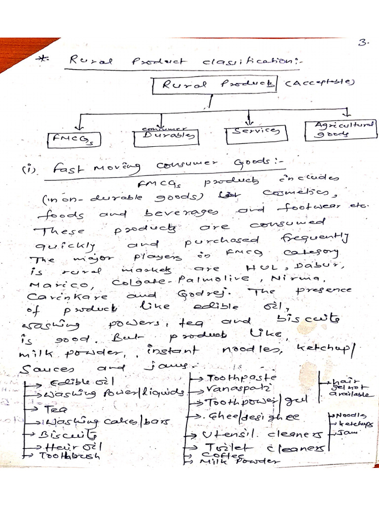 Rural Product Classification | PDF