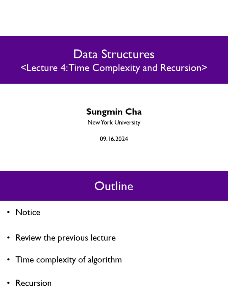 4timecomplexityandrecursion Pdf Time Complexity Recursion 2346