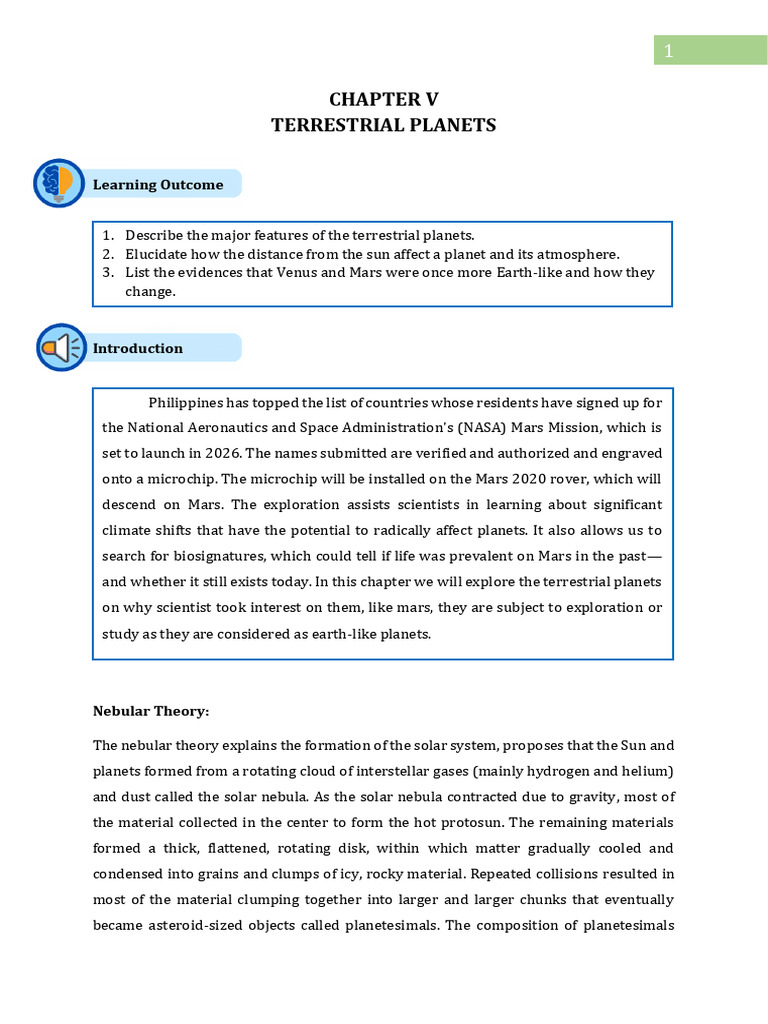 Terrestrial Planets: Mercury and Venus Insights | PDF | Venus | Mercury ...