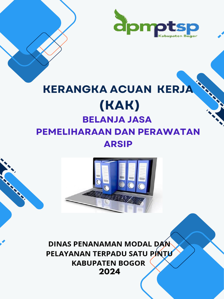 Digitalisasi Arsip DPMPTSP Bogor 2024 | PDF