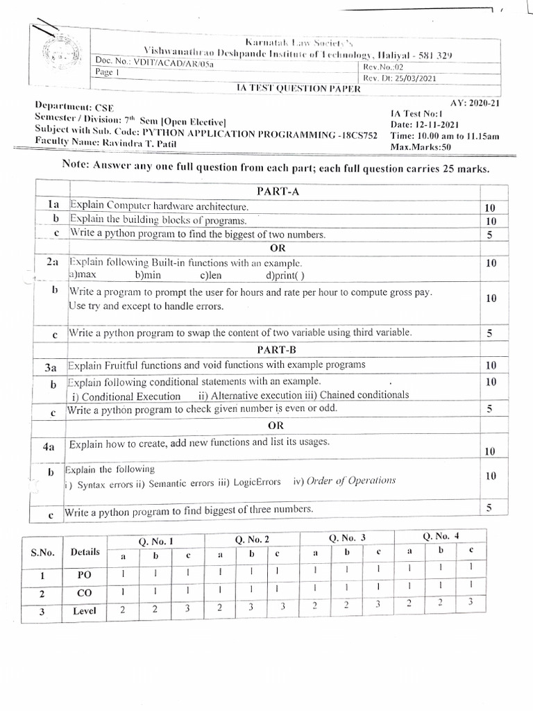 Pap Ia1 Scheme. | PDF | Python (Programming Language) | Software Engineering