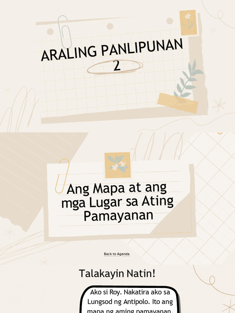 AP 2 Aralin 2 - ANG MAPA AT ANG MGA LUGAR SA ATING PAMAYANAN | PDF