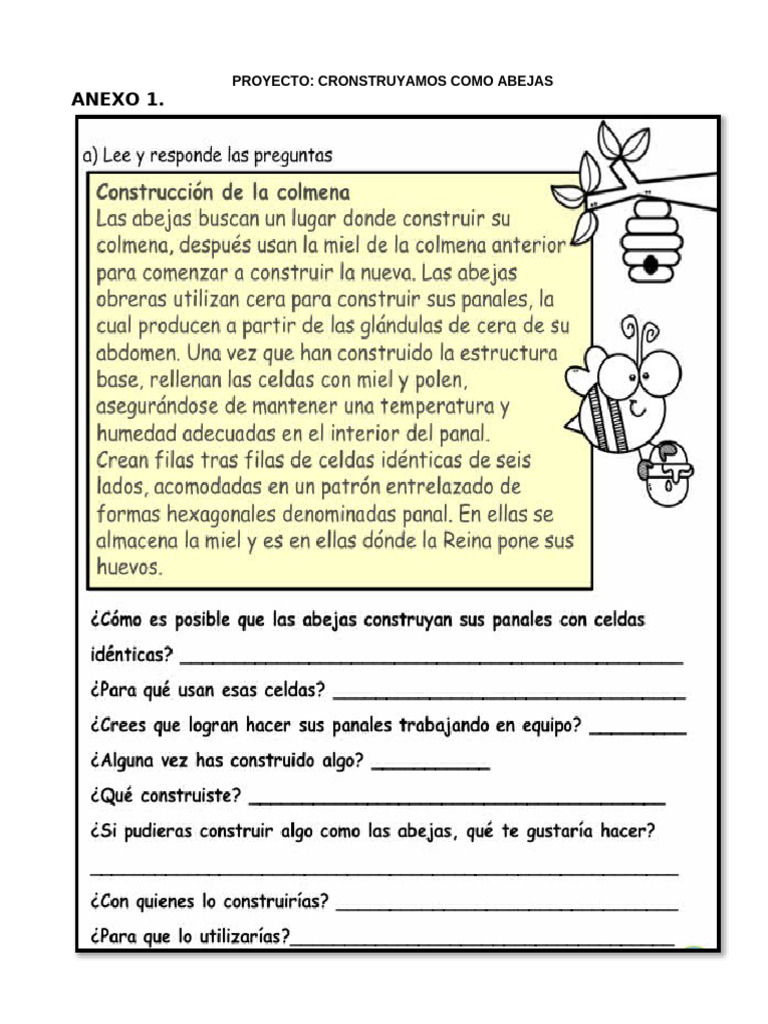 Anexos 2° Grado Construyamos Como Abejas | PDF | Formas geométricas | Geometría del plano euclidiano