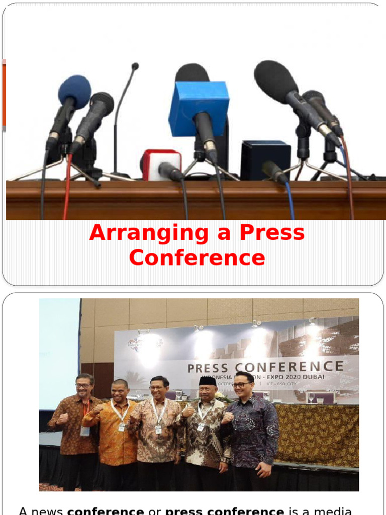 How to Organize a Press Conference | PDF | News