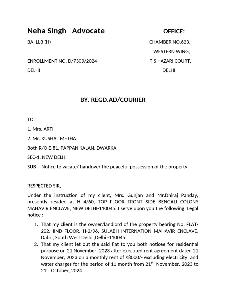 Neha Singh Office | PDF | Lawsuit | Public Law